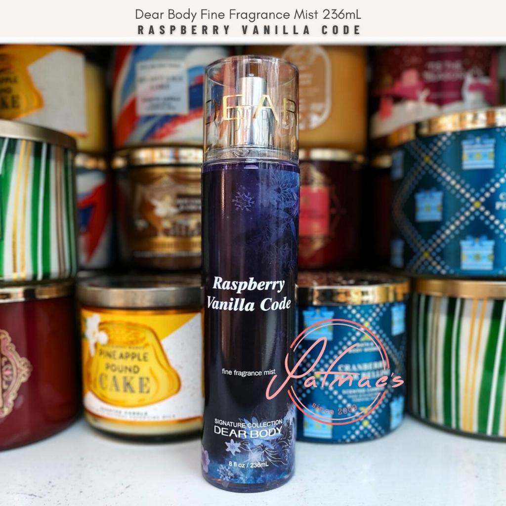 Dear Body Fine Fragrance Mist Raspberry Vanilla Code 236mL (UK ...