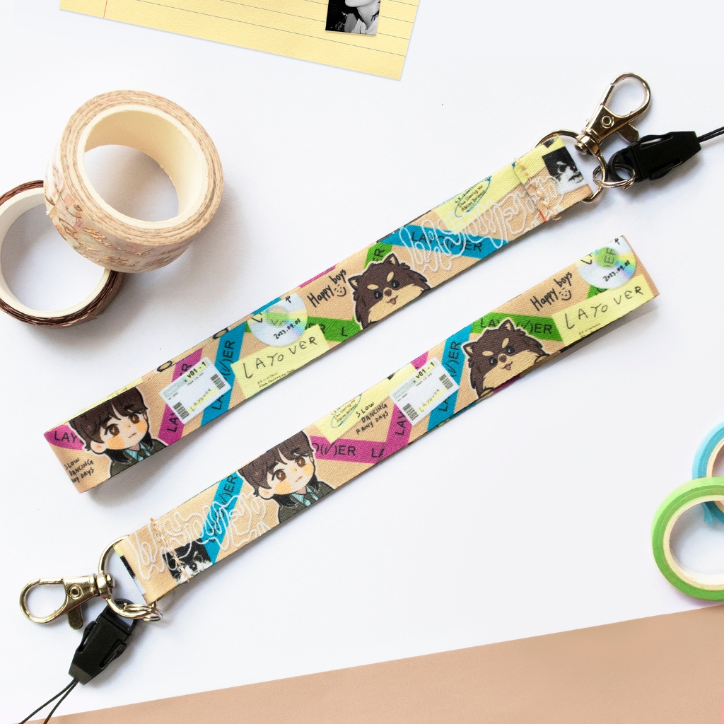 Kim Taehyung Layover Wrist Key Strap Lanyard Lightstick Slow Dancing ...