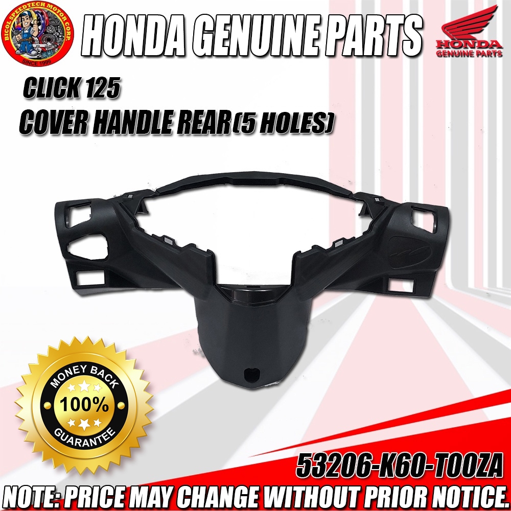 CLICK 125 I V1 2015/2016 COVER HANDLE REAR 5 HOLES (HPI) (GENUINE ...