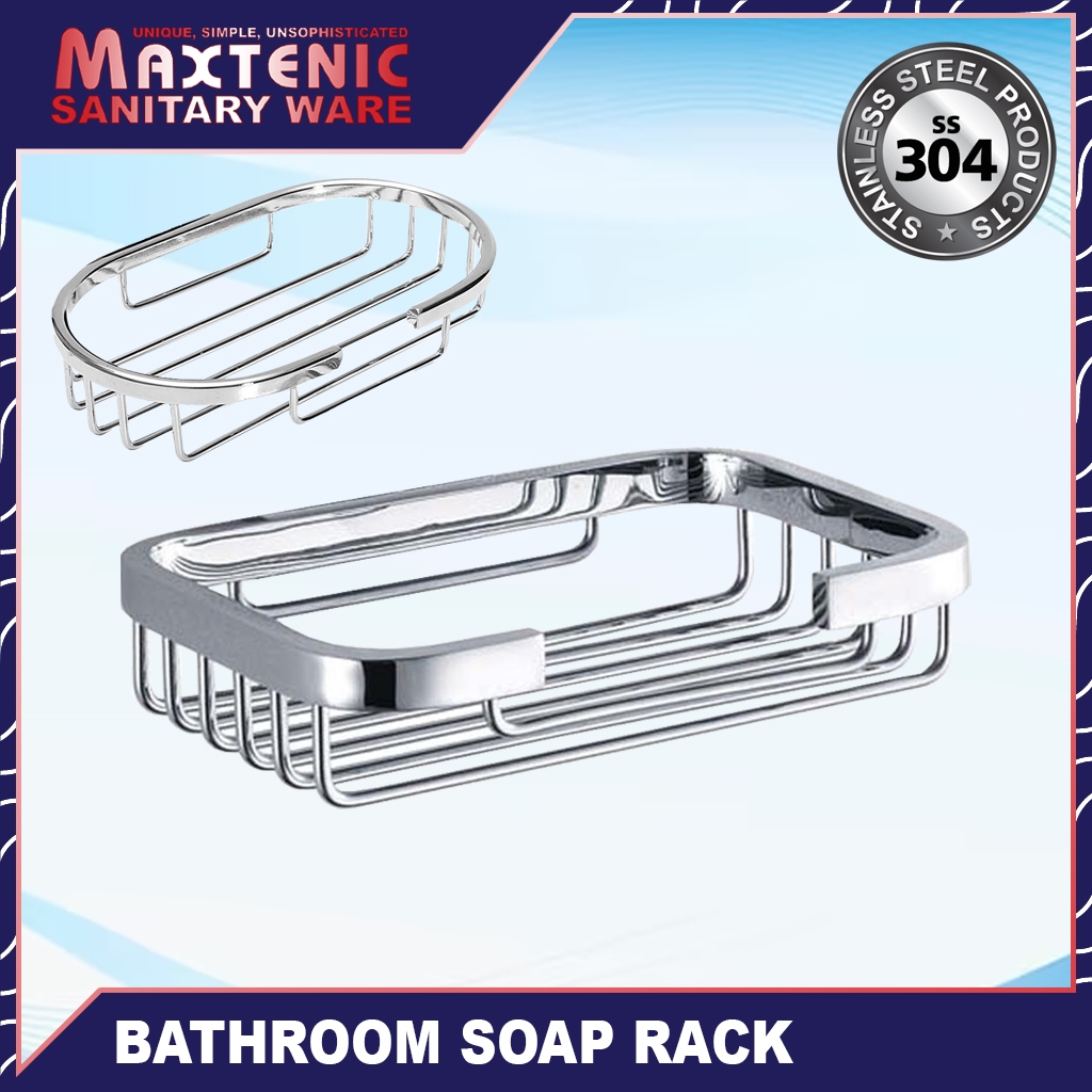 Soap Rack Wall Mounted Soap Holder Stainless Steel Soap Sponge Dish ...
