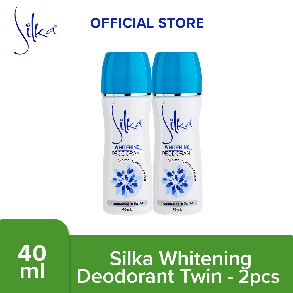Silka Whitening Deo 40ml Twin- 2pcs | Shopee Philippines