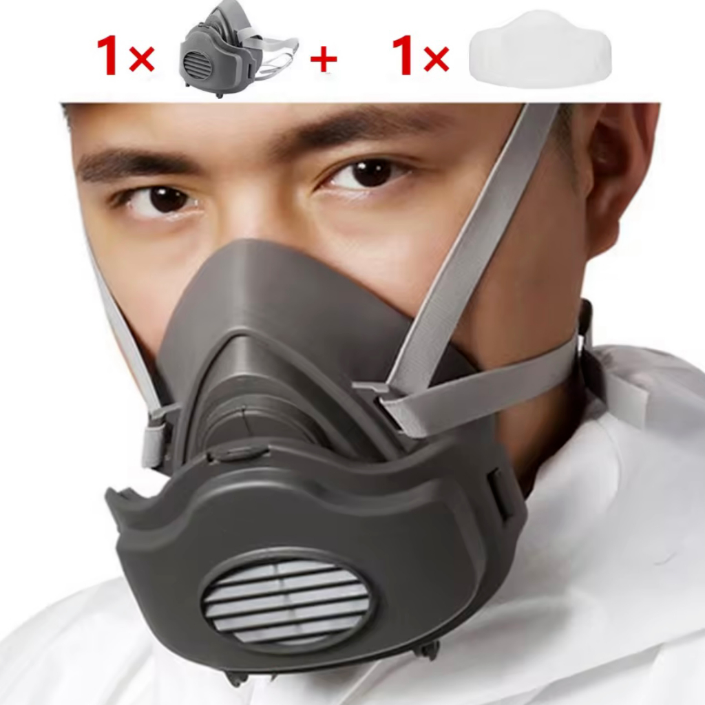 3M 3200 mask dust gas mask respiratory filter | Shopee Philippines
