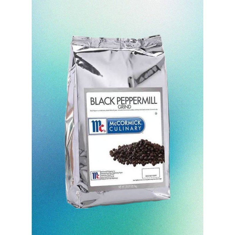 Mccormíck Black Peppermill GRIND 1Kg( w/o silver packaging) | Shopee ...