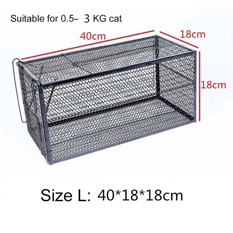 Cat Trap Cage Cat Scratching Cage Automatic Handy Tool Trap Catching ...