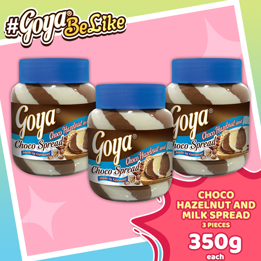 Goya Choco Spread Choco Hazelnut & Milk Buy 3 | Shopee Philippines