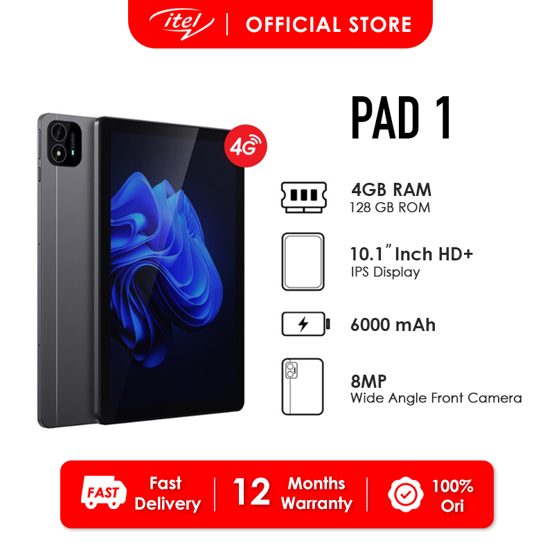 itel Pad 1 (4GB/128GB) 6000mAh 10.1inches | Shopee Philippines
