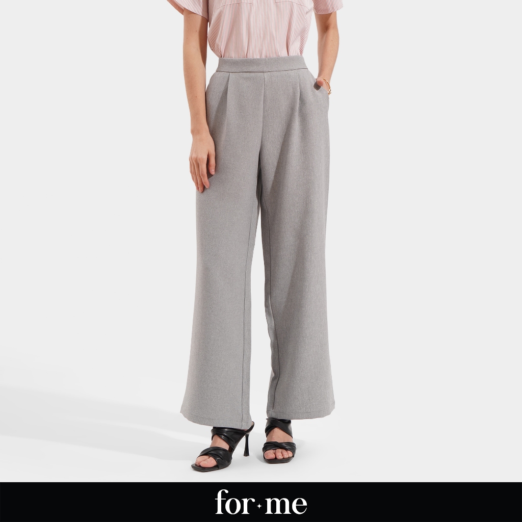 ForMe Full Length Cozy Pants for Women (Gray/Khaki) | Shopee Philippines