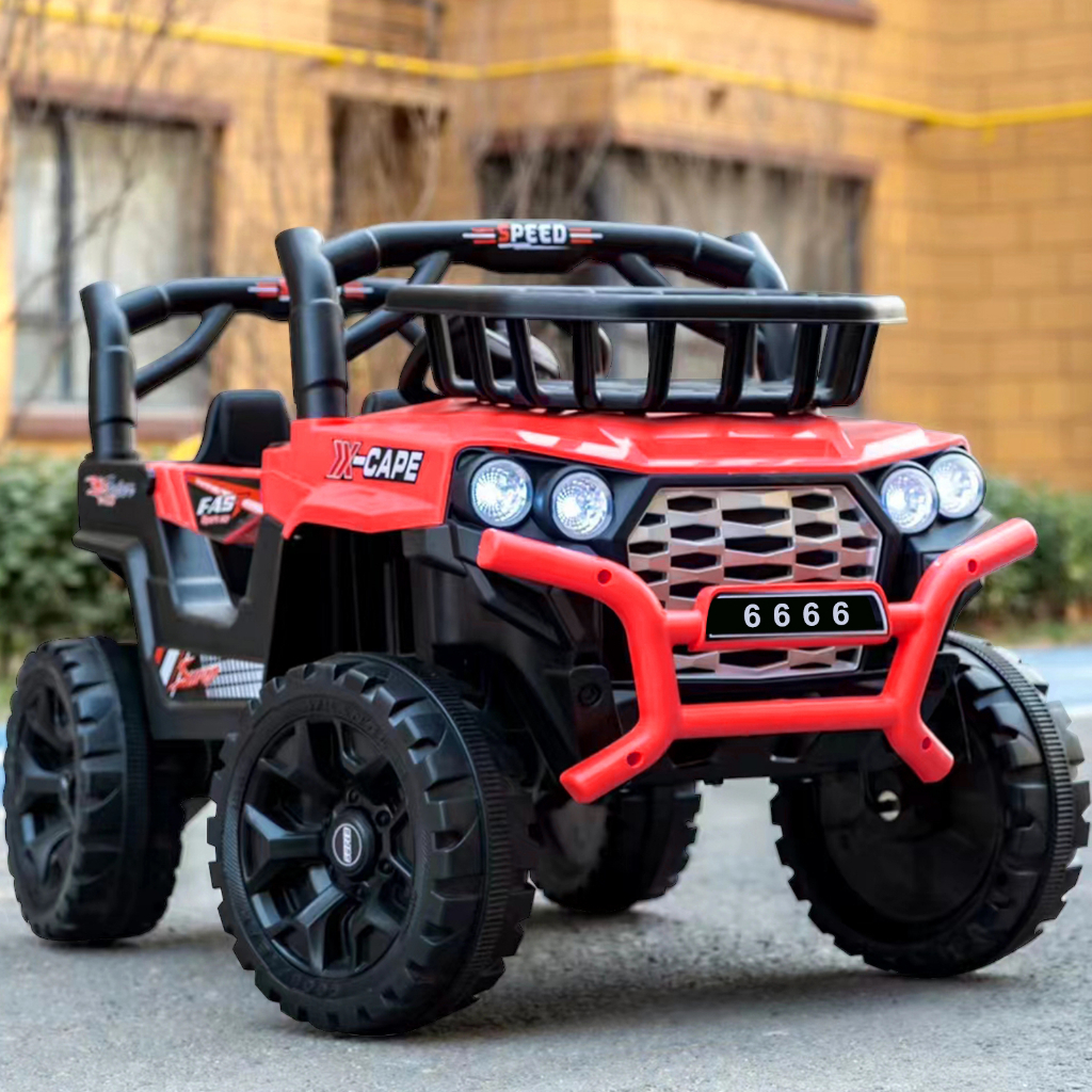 Jeep Kid's Electric Car Four-Wheel Off-Road Toy Children's Remote ...