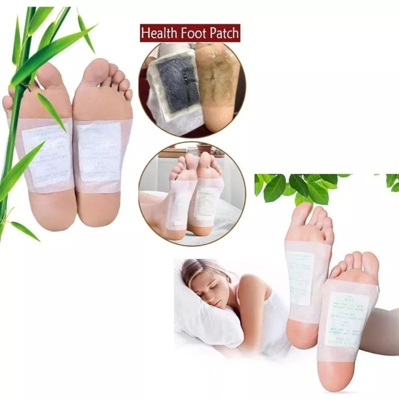 Authentic Cleansing Detox Foot Pads Original Japan Foot Patch 10 pairs ...