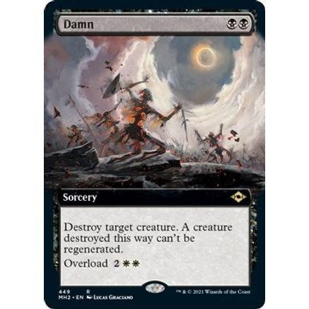 Damn (Extended Art) - Modern Horizons 2 (MH2) MTG | Shopee Philippines