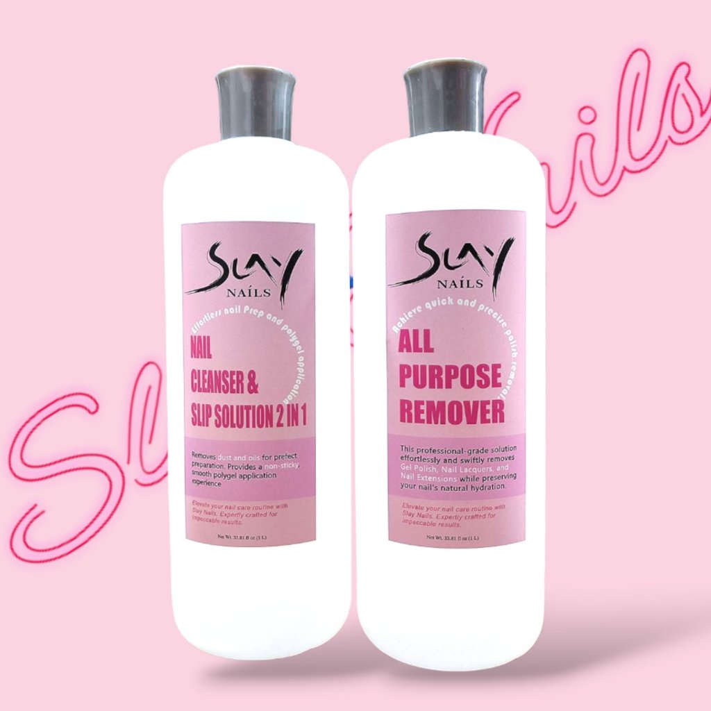 Slay Nails Gel Cleanser Slip solution / Acrylic Remover 1L gel polish ...