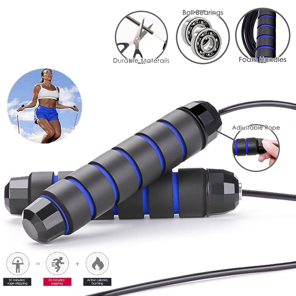 Adjustable speed weighted plastic pvc jump rope steel wire jump rope ...