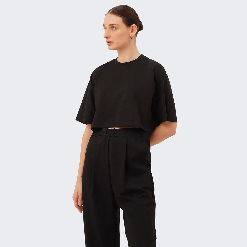 BOCU Women's Clean Front Cropped T-Shirt - The New Standard | Shopee ...