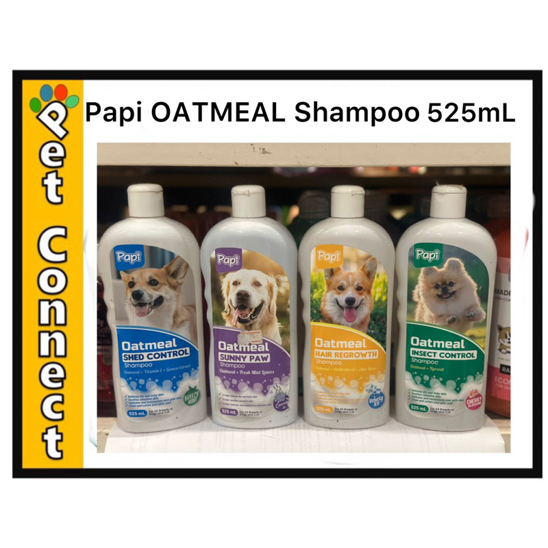 PAPI Dog and Cat OATMEAL Shampoo & Conditioner 500mL | Shopee Philippines