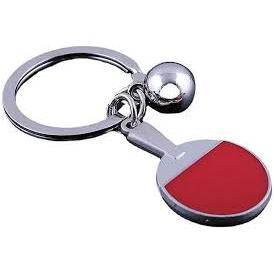 Table Tennis Small Racket Silver Keychain | Shopee Philippines