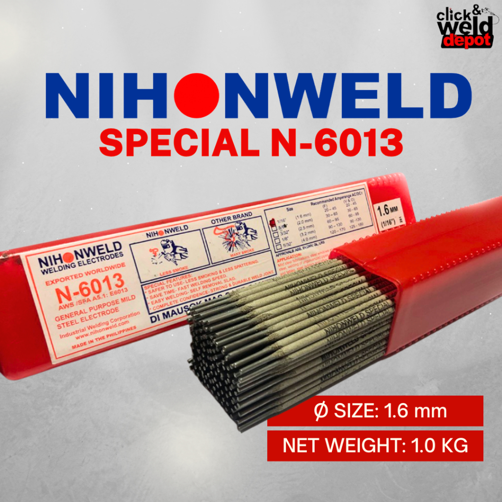 NIHONWELD SPECIAL N-6013 - 1.6mm (1/16") | Shopee Philippines