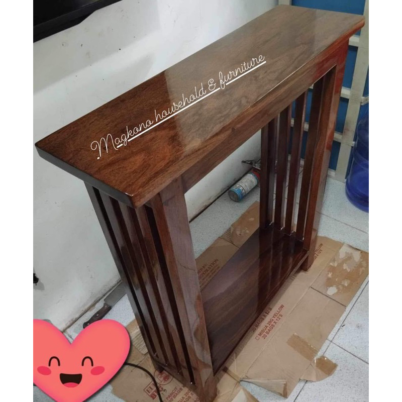CONSOLE TABLE MAGKONO WOOD (Dismantle) | Shopee Philippines