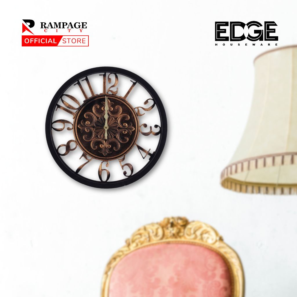 edge houseware Metal Wall Clock 30cm | Shopee Philippines