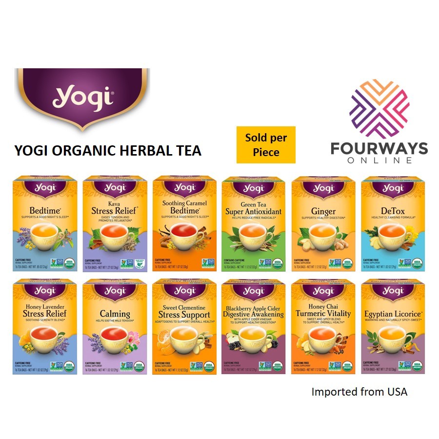 Yogi Organic Herbal Tea (Sold Per Piece) | Shopee Philippines