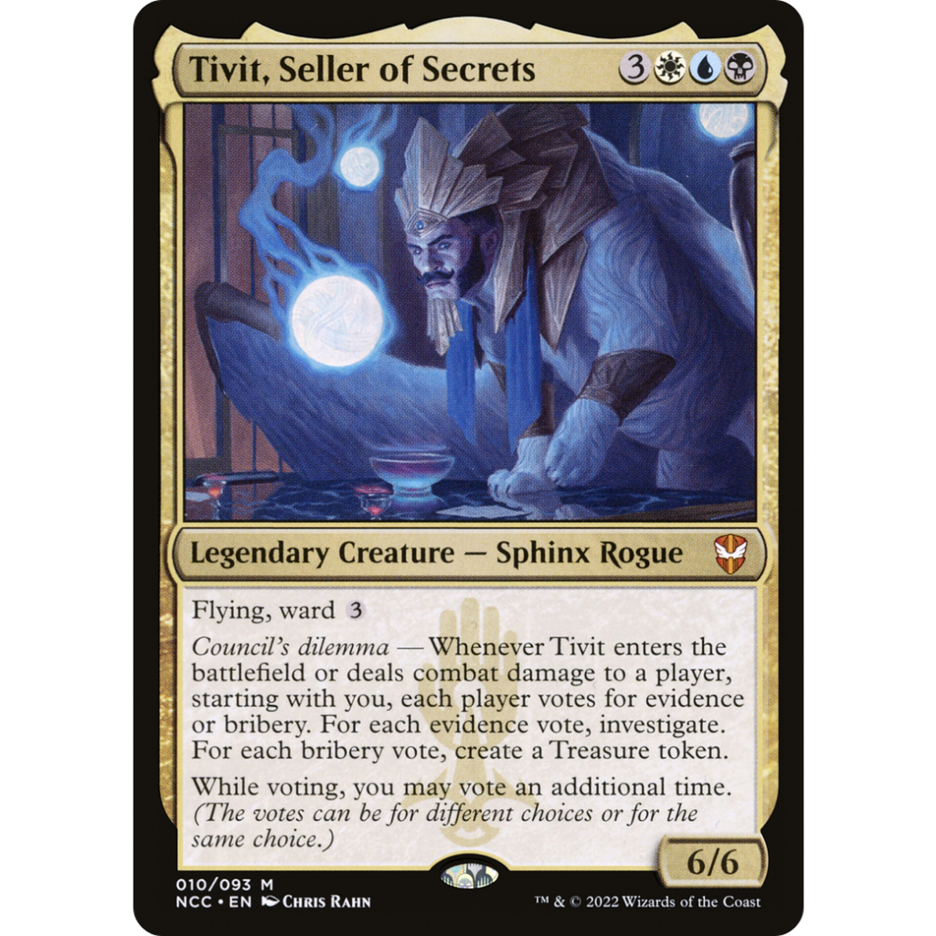 Tivit Seller of Secrets NCC MTG Highly Rated Proxy (Sticker is already ...