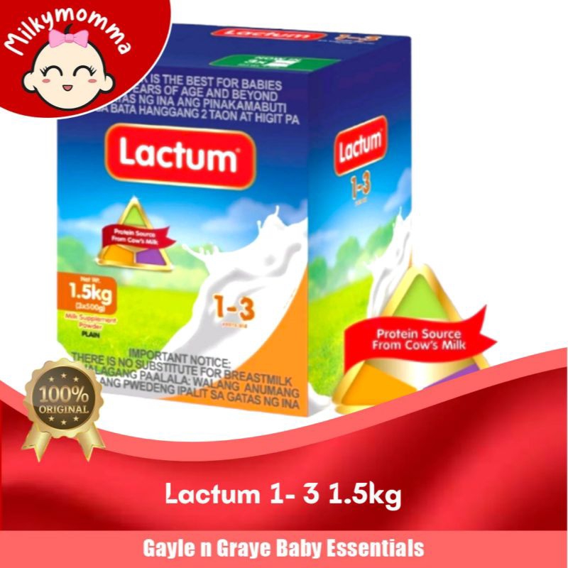 Lactum 1-3 yrs old 1.15kg | Shopee Philippines