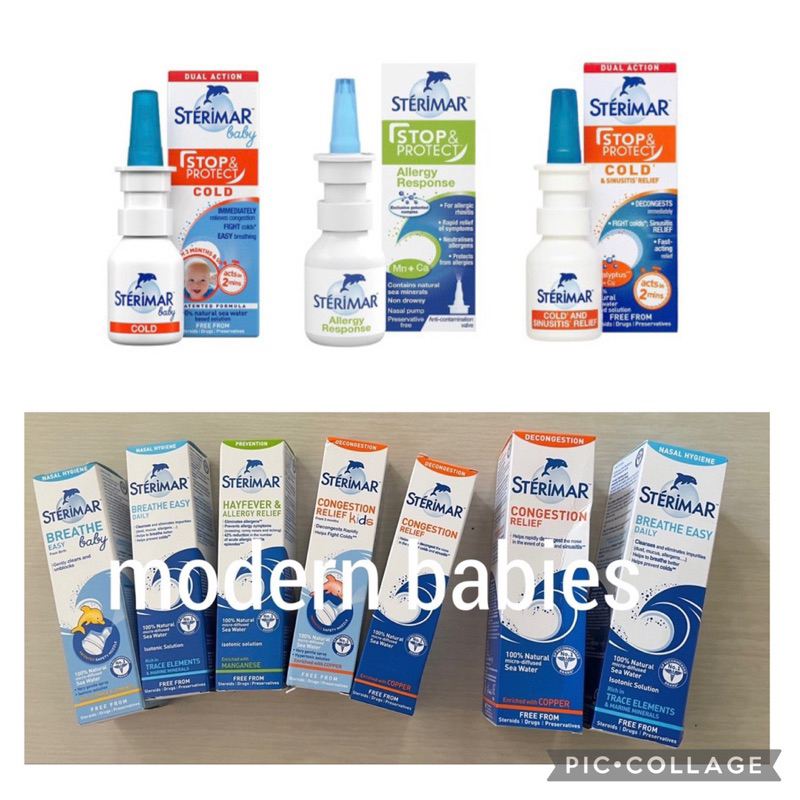 Sterimar Baby Sterimar Congestion / Hayfever / Kid Relief / Breath Easy ...