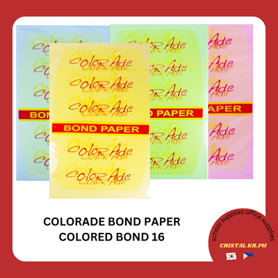 COLORADE COLOR BOND 16 /56gsm COLORED BOND SOLD PER REAM | Shopee ...