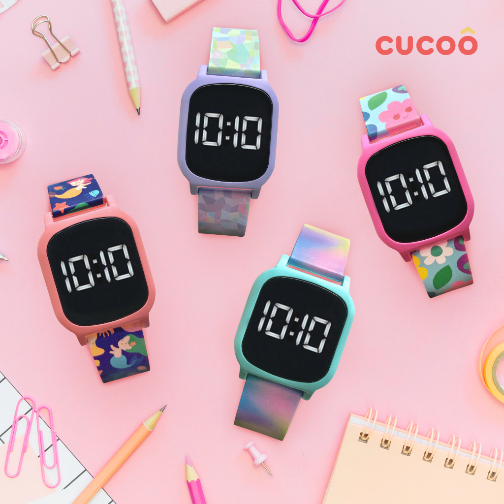 Cucoo Digital LED KIds Watches (8 designs) | Shopee Philippines