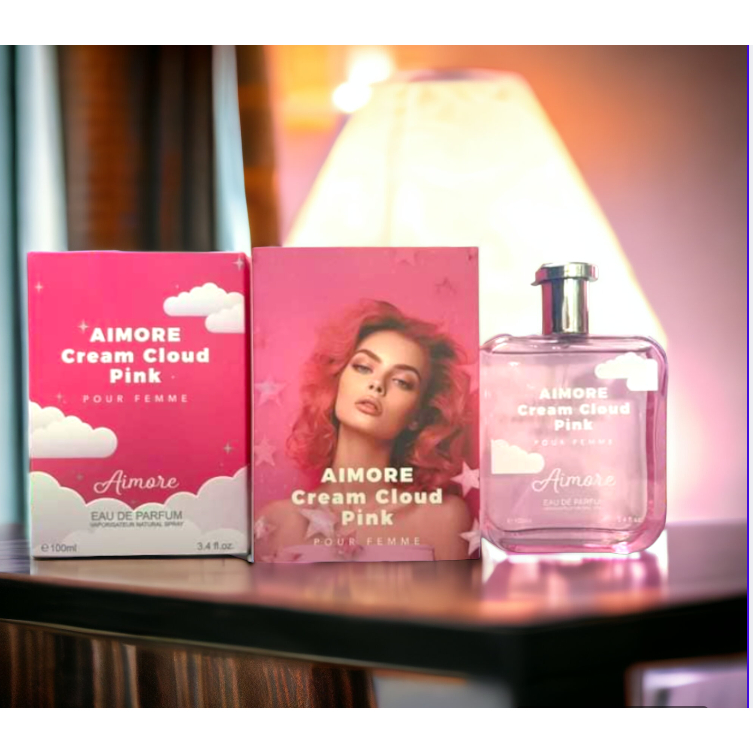 Lucky-Aimore Cream Cloud Pink 100ml Perfume Spray For Women | Shopee ...