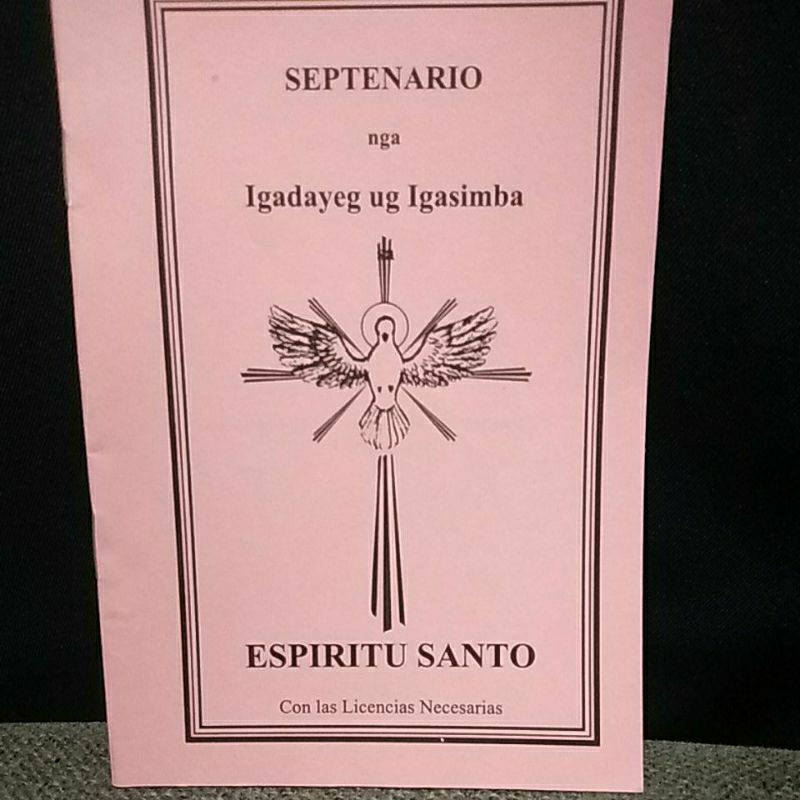 Septenario Espiritu Santo (Cebuano) | Shopee Philippines
