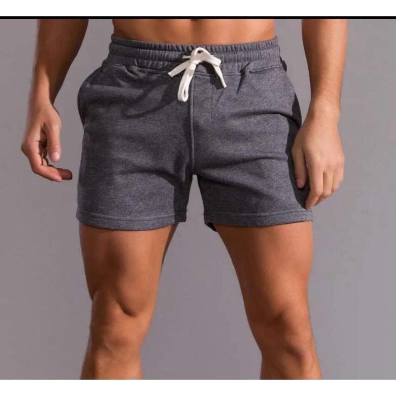 SHORTS PLAIN COTTON JOGGER SHORTS COMFY SWEATSHORTS LOUNGE DESIGN ...