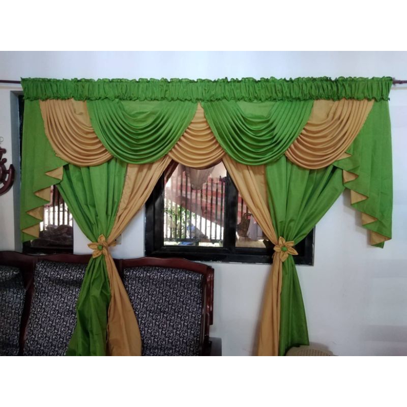 5 loops dual tone triple panel geena cloth available in all colors (90 ...