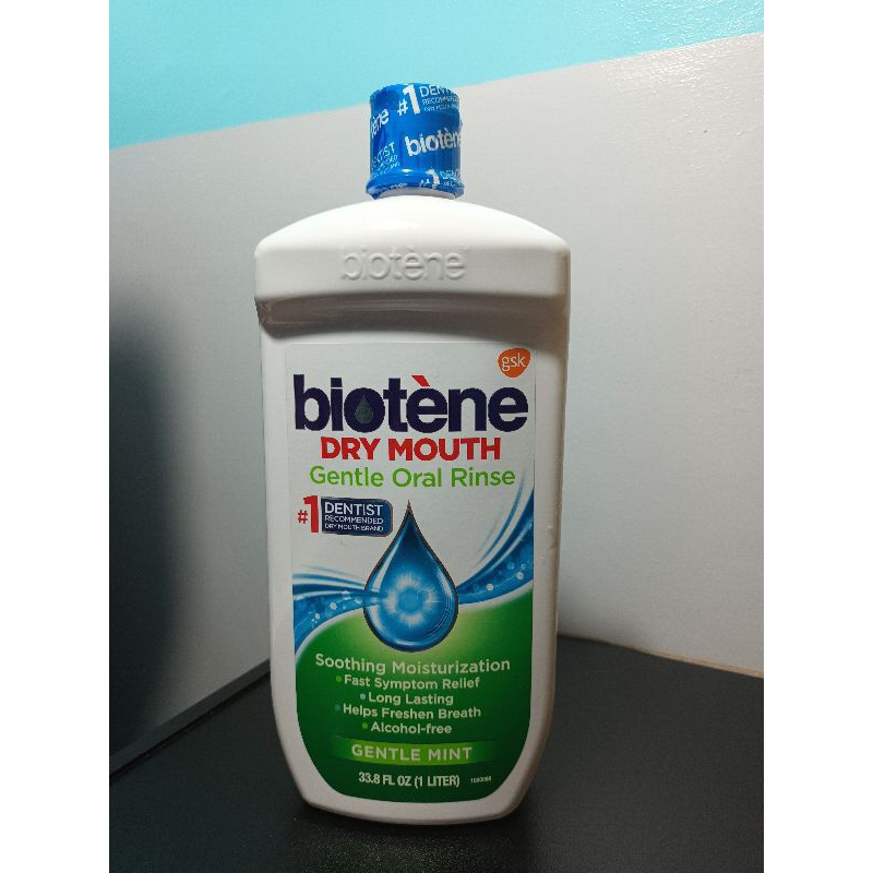 Biotene Dry Mouth ,Gentle Oral Rinse ,Gentle Mint 2(1 Liter) | Shopee ...