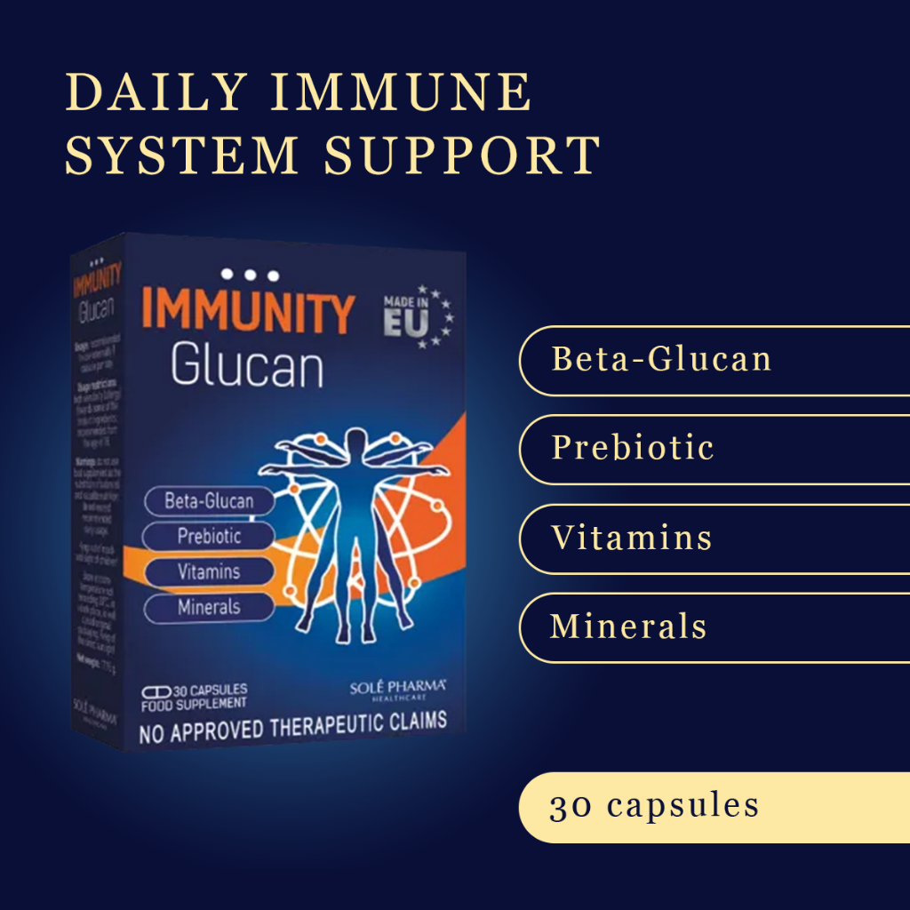 Immunity Glucan Premium Food Supplement by 30 capsules/Box | Shopee ...