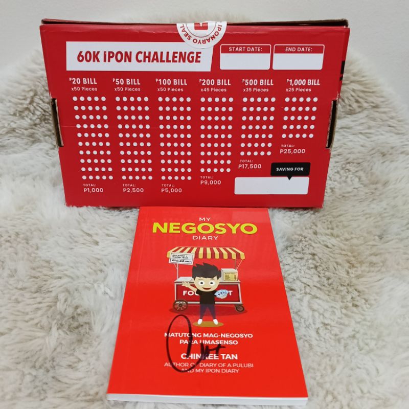 Diary Books+60K Ipon Box Challenge/Alkansiya By Chinkee Tan | Shopee Philippines