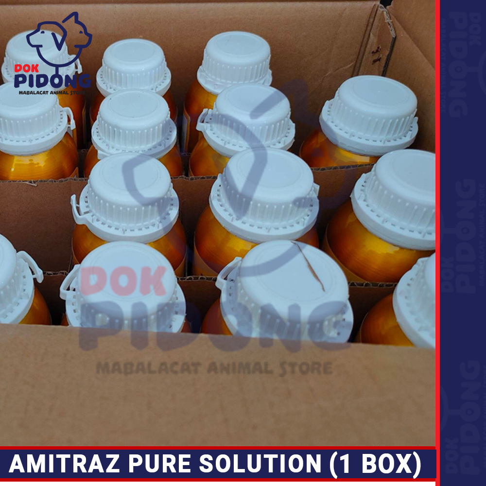 1 box Amitraz Pure Solution Anti-Ticks, Fleas, Lice and Mange by Dok ...