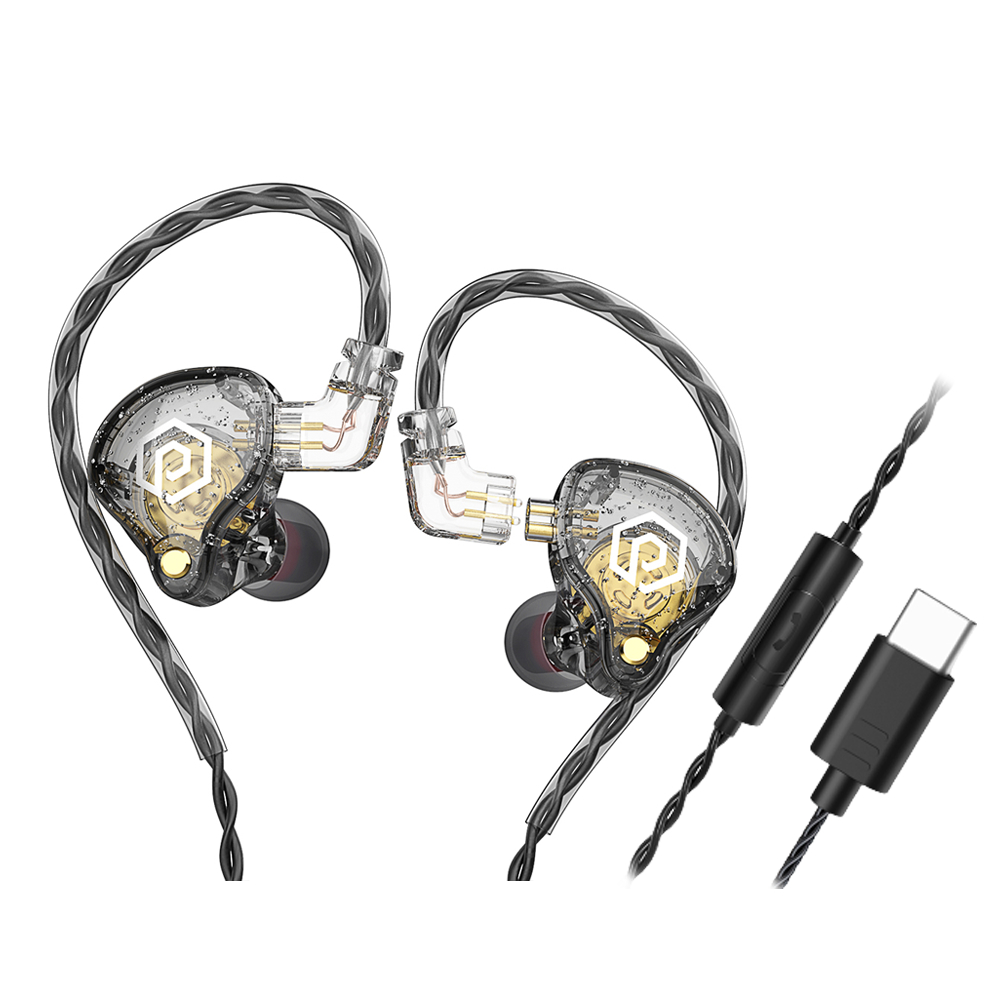 Popcorn Bass X8 Pro Dynamic Earphones Hi Fi Bass Earbuds In-Ear Monitor ...