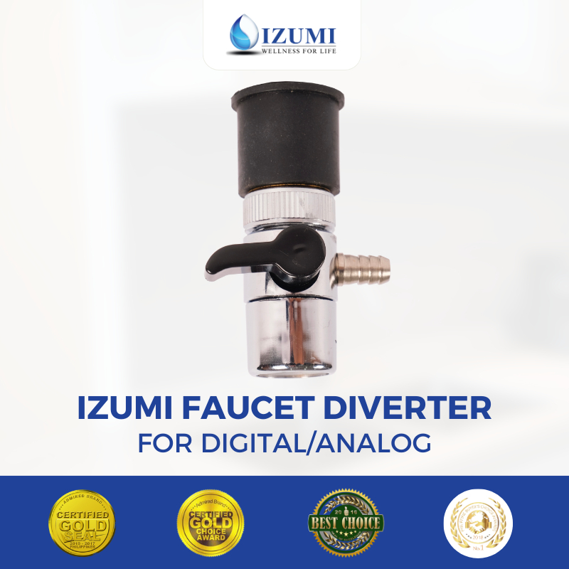 IZUMI Faucet Diverter Valve Tube Connector for Digital and Analog ...