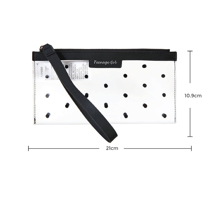 Miniso Transparent Pouch Bag (Black) | Shopee Philippines