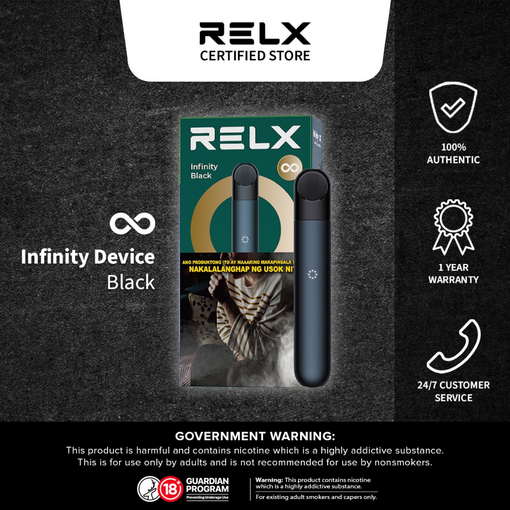 RELX Certified Store | RELX Infinity Device - Black | Shopee Philippines