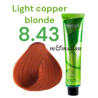 Bremod Haircolor 8.43 (Light copper blond) hair dye | Shopee Philippines