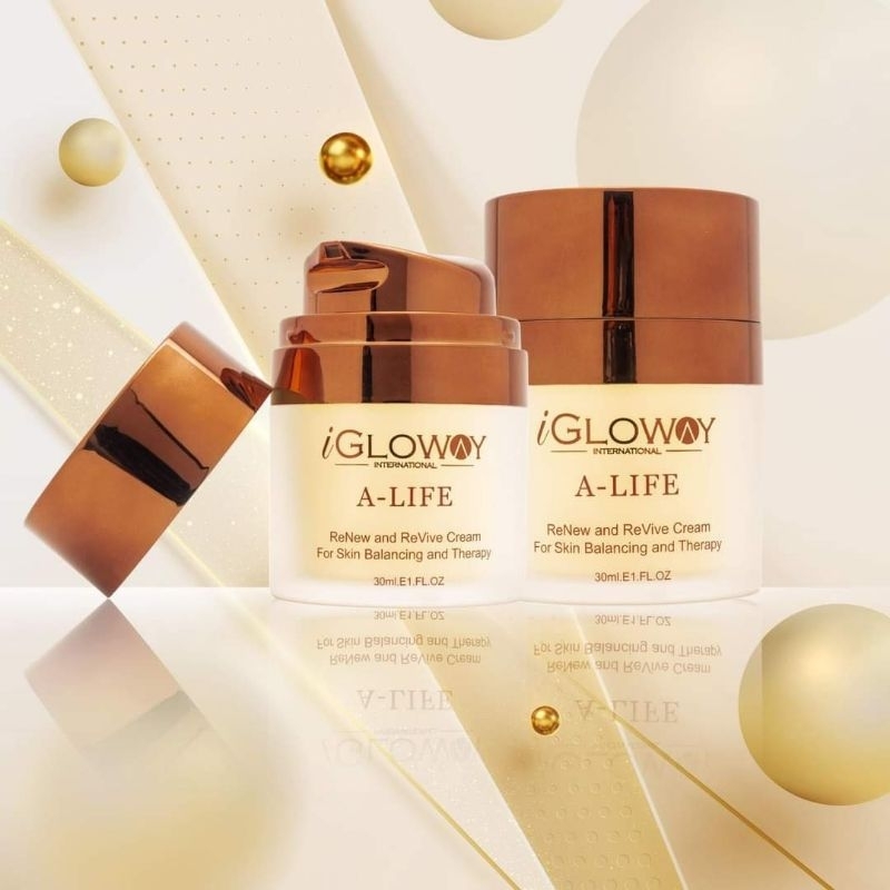 IGLOWAY A-Life cream Renew & Revive for skin balancing therapy | Shopee ...