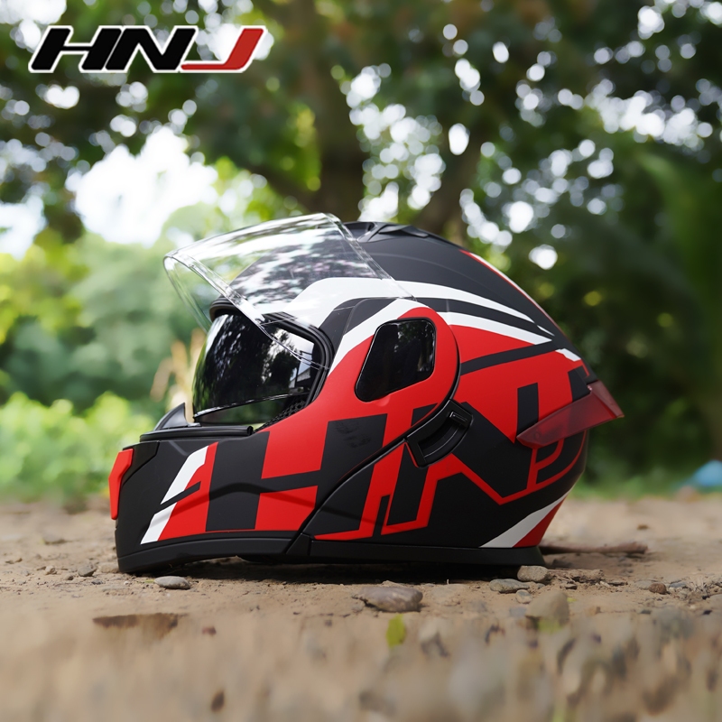 HNJ 937 Modular Helmet Full Face for motorcycle Dual Visor Unisex ...
