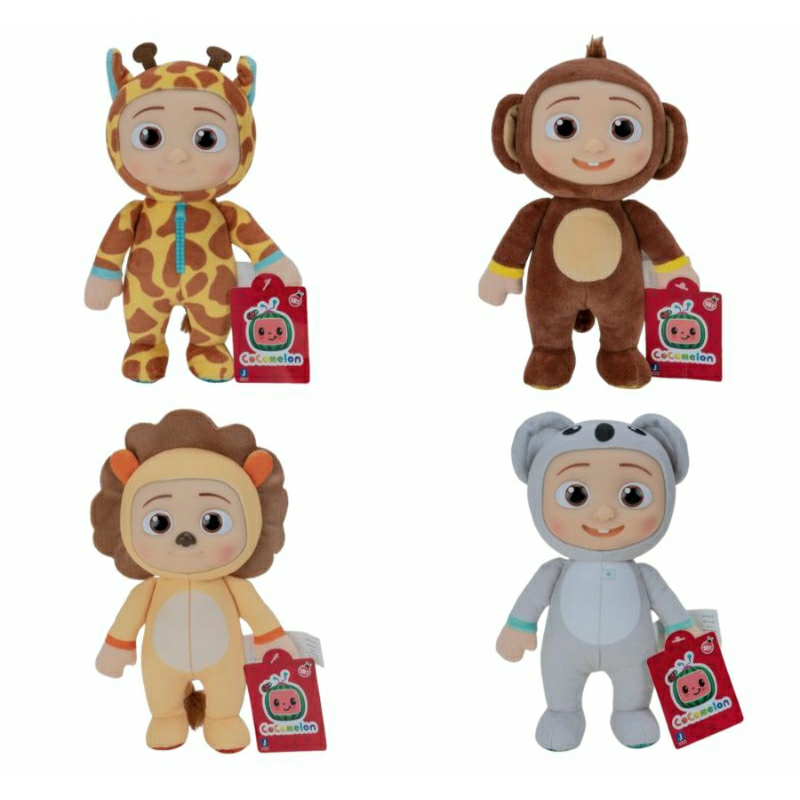 Cocomelon Series 4 Little JJ Giraffe Plush/Lion Plush/Monkey Plush ...