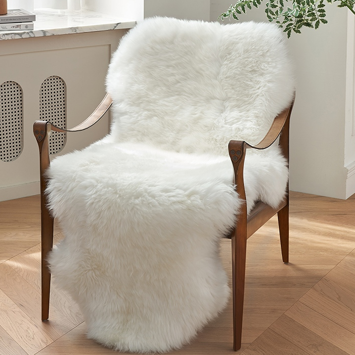 Carpet for bedroom Soft chair Rug Mats Plush Faux Fur Fabrics Fluffy ...