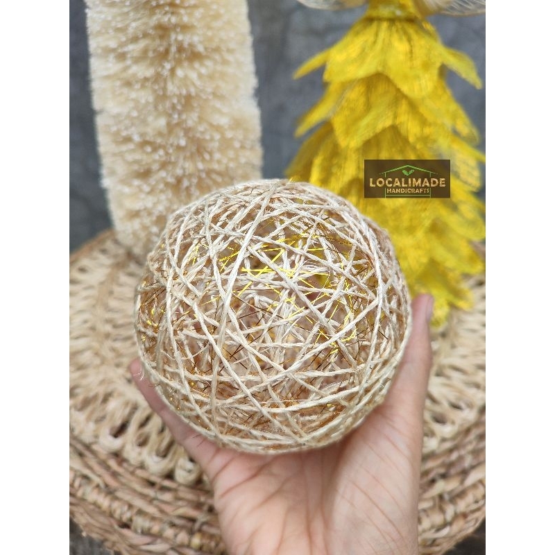 4" Abaca Balls / 4 inches Native Balls | Shopee Philippines