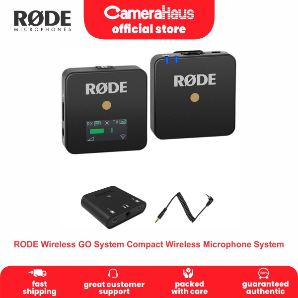 Rode Wireless GO-II System Compact Wireless Microphone System (2.4 GHz ...