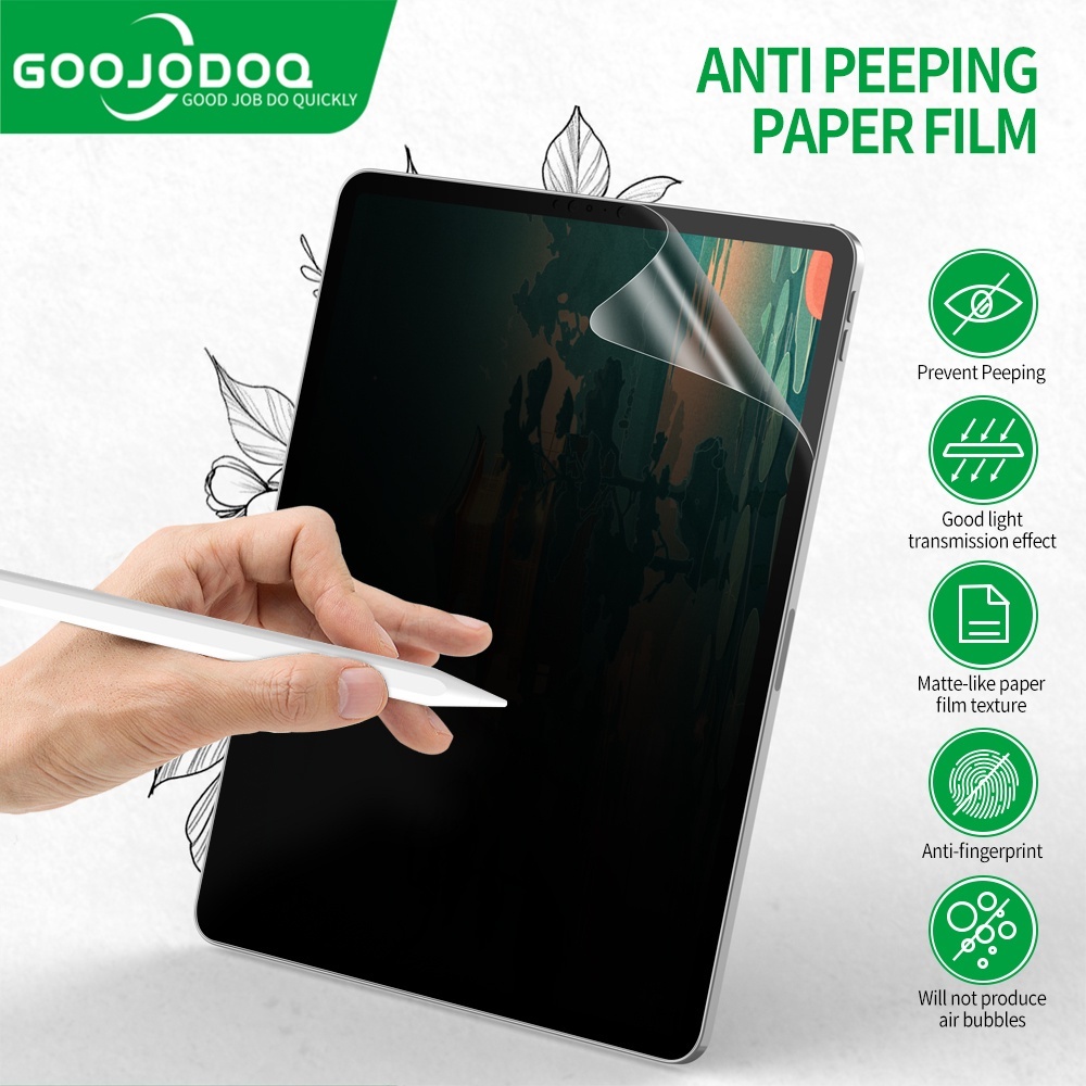 Screen Protector Anti-Spy Privacy Tempered Glass for iPad 10th 9th 8th ...