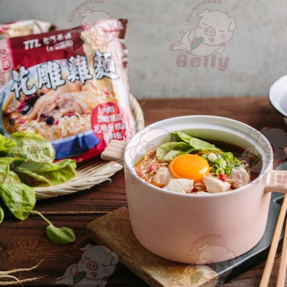 Taiwan Instant Noodles Ttl Series Hua Diao Sesame Oil Chicken