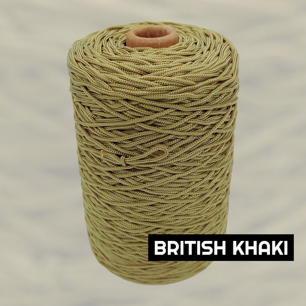 Yarns Art: 2MM TINY CORDS/ POLYPROPYLENE NYLON (ROUND BRAIDED) ROPE ...